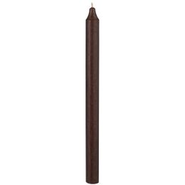 IB Laursen Rustikale Stabkerze 29 cm | &Oslash; 2,2 cm H&ouml;he 29, &Oslash; 2,2 cm, schokolade