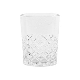Chic Antique Lorient Glas mit Diamantenschliff H10/&Oslash;8 cm, klar skandinavische Deko Online Shop