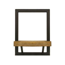 HSM Collection Wandboard Levels 2 Mangoholz, Eisen 25x22x32 cm skandinavische Deko Online Shop