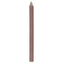 IB Laursen Rustikale Stabkerze 29 cm | &Oslash; 2,2 cm H&ouml;he 29, &Oslash; 2,2 cm, altrosa