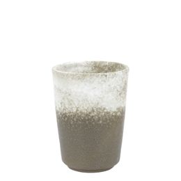 Chic Antique Valence Becher hoch H&ouml;he 12, &Oslash;9,5 cm walnuss