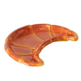 Boltze Servierplatte Croissant 19 x 14,5 x 2,7 cm, braun skandinavische Deko Online Shop
