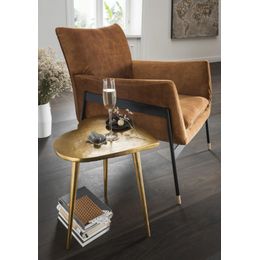 Faktorei Beistelltisch Heartbreaker aus Aluminium 45 x 43 x 48 cm, vintage-gold skandinavische Deko Online Shop