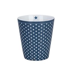 Krasilnikoff Happy Mug Micro Dots Becher 330 ml, blau