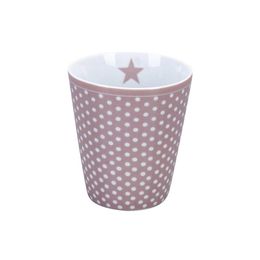 Krasilnikoff Happy Mug Micro Dots Becher 330 ml, dusty blue