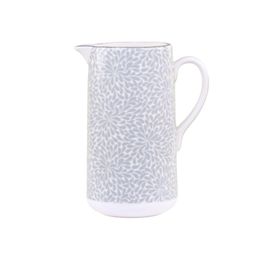 Chic Antique Ar&eacute;s Kanne mit Muster 19,5 x 15 x 9 cm, franz&ouml;sisch grau skandinavische Deko Online Shop