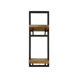 HSM Collection Wandboard Levels 2 Mangoholz, Eisen 25x22x70 cm skandinavische Deko Online Shop
