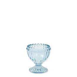 GreenGate Eierbecher aus Glas Alice pale blue