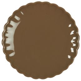 IB Laursen Teller Mynte, &Oslash; 19,5 cm &Oslash; 19,5 cm, Hazelnut