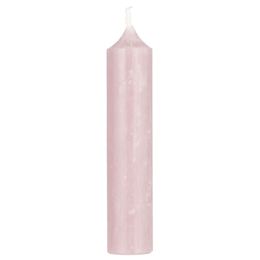 IB Laursen Rustikale Stabkerze 11 cm | &Oslash; 2,2 cm hellrosa