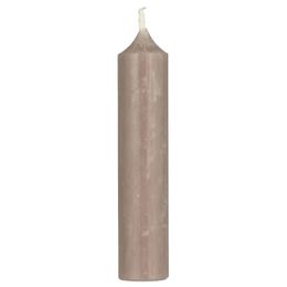 IB Laursen Rustikale Stabkerze 11 cm | &Oslash; 2,2 cm altrosa