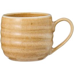IB Laursen Tasse Allinge mit Henkel Mustard/Creme - B 9,5 x H 8 x L 13,5 cm skandinavische Deko Online Shop
