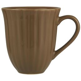 IB Laursen Mynte Becher mit Rillen Hazelnut skandinavische Deko Online Shop