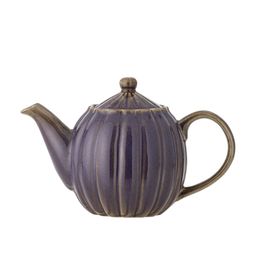 Bloomingville Latina Teekanne, Steingut &Oslash; 13xH17 cm, purple