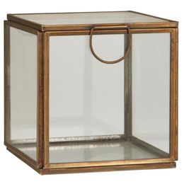 IB Laursen Glasbox mit Metallrahmen 10.3 x 10.3 x 10.5 cm