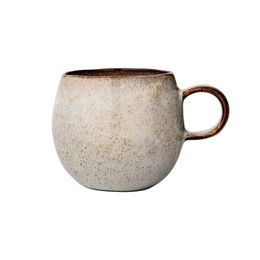 Bloomingville Sandrine Tasse | Steingut &Oslash;10.5 x H9.5cm, beige skandinavische Deko Online Shop