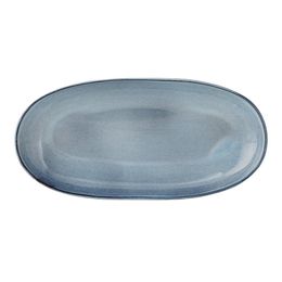 Bloomingville Servierplatte Sandrine L34 x B16cm, blau skandinavische Deko Online Shop