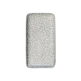 Chic Antique Ar&eacute;s Teller mit Muster 20,5 x 11 cm, franz&ouml;sisch grau skandinavische Deko Online Shop