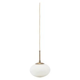house doctor Pendelleuchte Opal Wei&szlig;, &empty; 22 cm, H&ouml;he 17 cm skandinavische Deko Online Shop