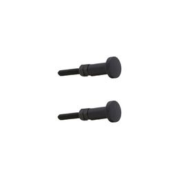 house doctor Griff Knop rund 2er Set L&auml;nge 4,5 cm, &empty; 1,5 cm, schwarz skandinavische Deko Online Shop