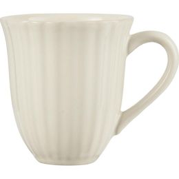 IB Laursen Mynte Becher mit Rillen Butter Cream skandinavische Deko Online Shop
