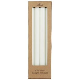 IB Laursen Adventskerze 1-4 Schachtel mit 4 Kerzen H&ouml;he 29, &Oslash; 2.2 cm, wei&szlig; skandinavische Deko Online Shop
