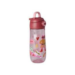 Rice Kleine Trinkflasche f&uuml;r Kinder Hero 550 ml Pink - 550 ml &Oslash; 7 cm, H&ouml;he 22 cm skandinavische Deko Online Shop
