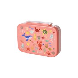 Rice Plastik Brotdose Ocean Print Koralle, Blau, x 16 x 5 cm