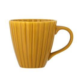 Bloomingville Latina Becher, Steingut &Oslash; 8,5xH8,5 cm, gelb