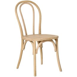 IB Laursen Wiener-Stuhl mit Holzsitz, stapelbar 43 x 46 x 90 cm, natur skandinavische Deko Online Shop
