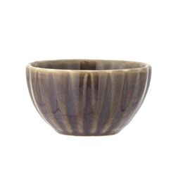 Bloomingville Latina Schale, Steingut &Oslash; 9xH5 cm, purple