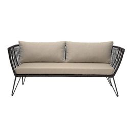 Bloomingville Gartensofa Mundo L175 x B74 x H72cm, schwarz skandinavische Deko Online Shop