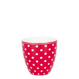 GreenGate Mini Latte Cup Dotty &Oslash; 7, H&ouml;he 7 cm, rot