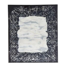 byRoom Spiegel mit Flower Print 60 x 80cm, schwarz skandinavische Deko Online Shop