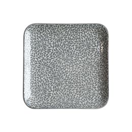 Chic Antique Ar&eacute;s Teller mit Muster 20 x 20 cm, franz&ouml;sisch grau skandinavische Deko Online Shop