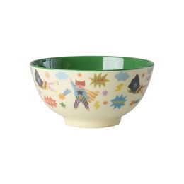 Rice Medium Melamin Kinder Sch&uuml;ssel Hero Gr&uuml;n - 700 ml &Oslash; 15 cm, H&ouml;he 7 cm skandinavische Deko Online Shop