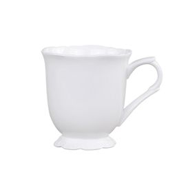 Chic Antique Provence Becher H10 cm / 300 ml, wei&szlig;