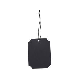 Chic Antique Anh&auml;nger mit runden Ecken L9/B6,5 cm, schwarz
