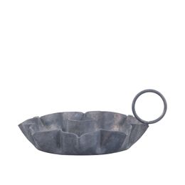 Chic Antique Kammerleuchter aus Metall H5 x L12 x B11 cm, antique zink