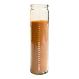 Det Gamle Apotek Kalenderkerze im Glas 21 cm, &Oslash; 6 cm, braun skandinavische Deko Online Shop