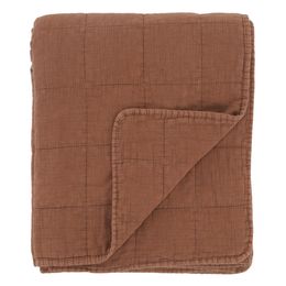 Chic Antique Aix Vintage Quilt 180 x 130 cm, terracotta