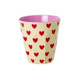 Rice Melamin Becher Darling Hearts Medium, 250 ml &Oslash; 9 cm, H&ouml;he 9 cm