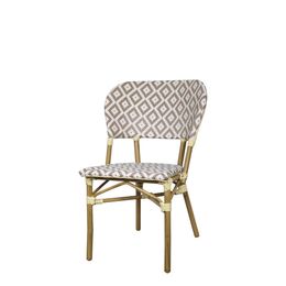 Chic Antique La Rochelle Bistrostuhl Geflochten | Skandinavische Gartenm&ouml;bel H82/L62/B53 , Sitzh&ouml;he 53 cm skandinavische Deko Online Shop