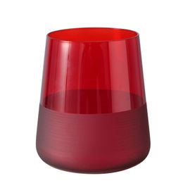 Boltze Trinkglas Moluna 380 ml, Rot skandinavische Deko Online Shop