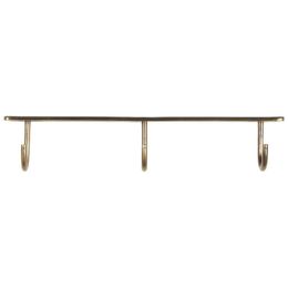 IB Laursen Hakenleiste f&uuml;r Unterseite 30,5 x 6,2 x 6 cm, messing