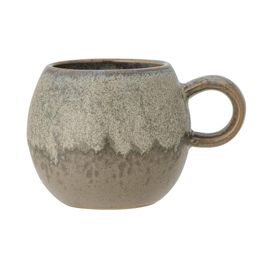 Bloomingville Tasse Paula aus Steingut &Oslash; 9xH8 cm, braun