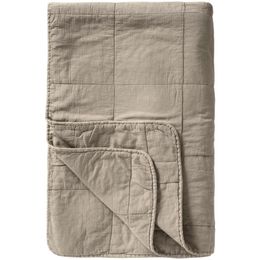 IB Laursen Vintage Quilt unifarben 180 x 130 cm, linen
