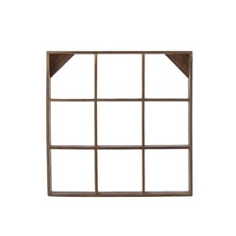 Bloomingville Tilo Becherregal, Geschirr-Regal Recyceltes Holz L53xH53xB10 cm skandinavische Deko Online Shop
