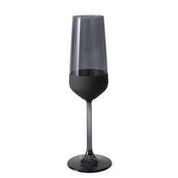 Boltze Sektglas Moluna 195 ml, Schwarz skandinavische Deko Online Shop