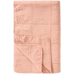 IB Laursen Vintage Quilt unifarben 180 x 130 cm, rose shadow